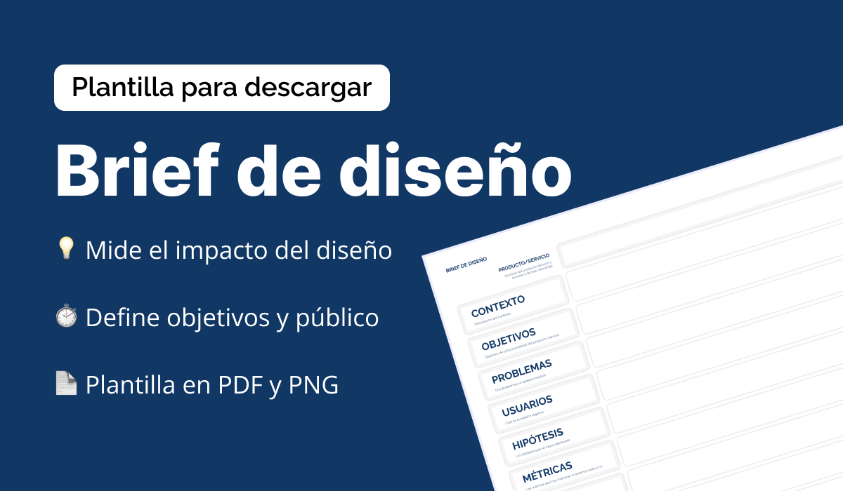 Brief de diseño - Descarga Plantilla